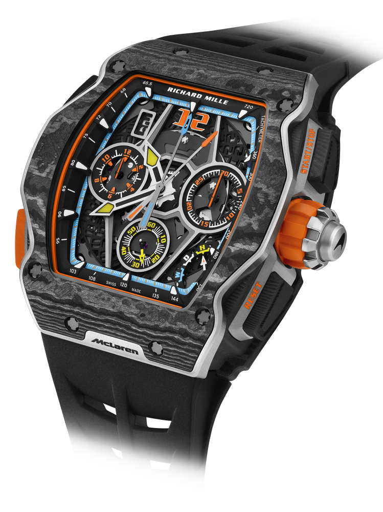 RM 65-01 : Watch Automatic Winding Split-seconds Chronograph McLaren W1 ...